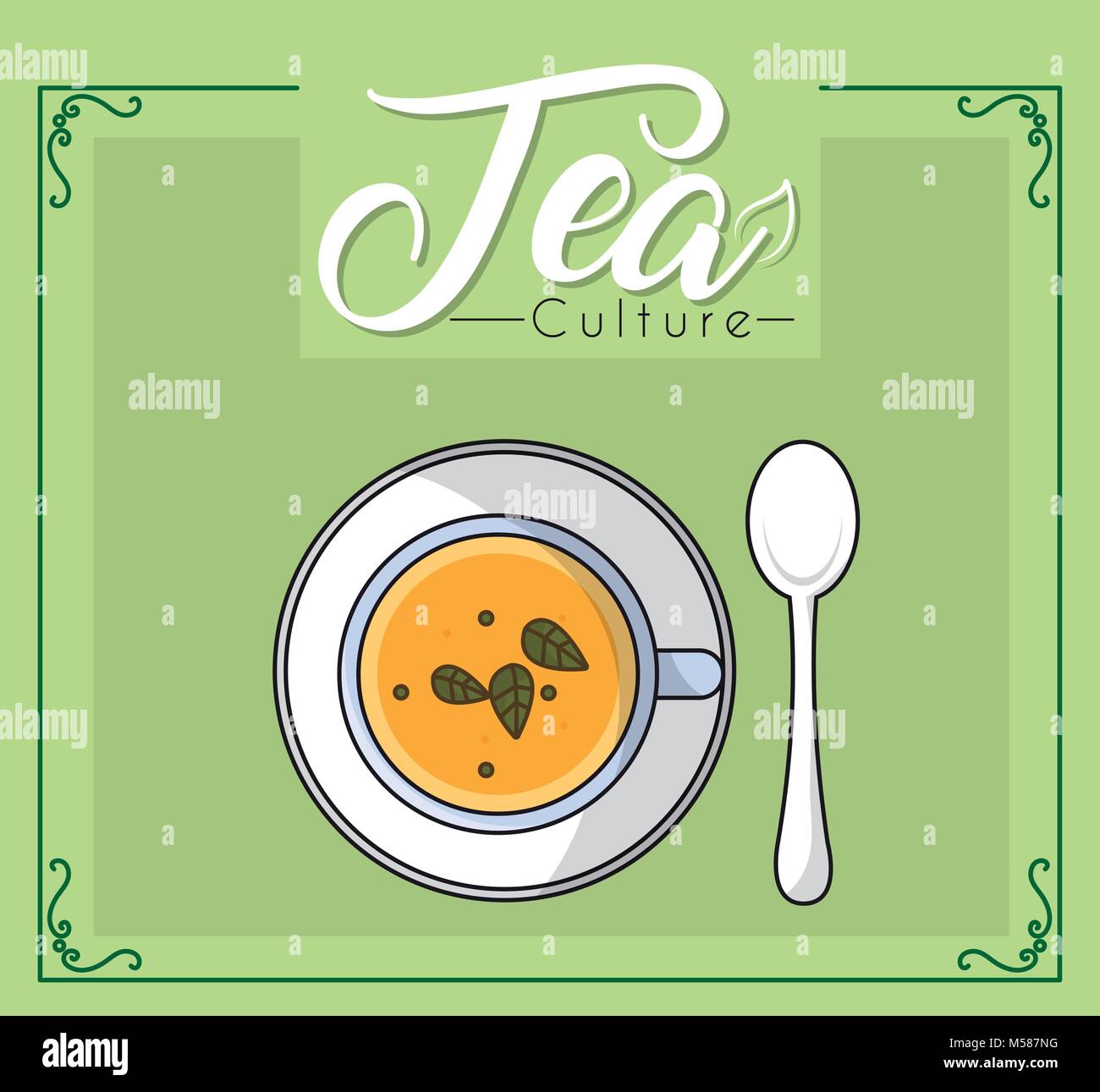 Tea culture concept Stock Vector Image & Art - Alamy