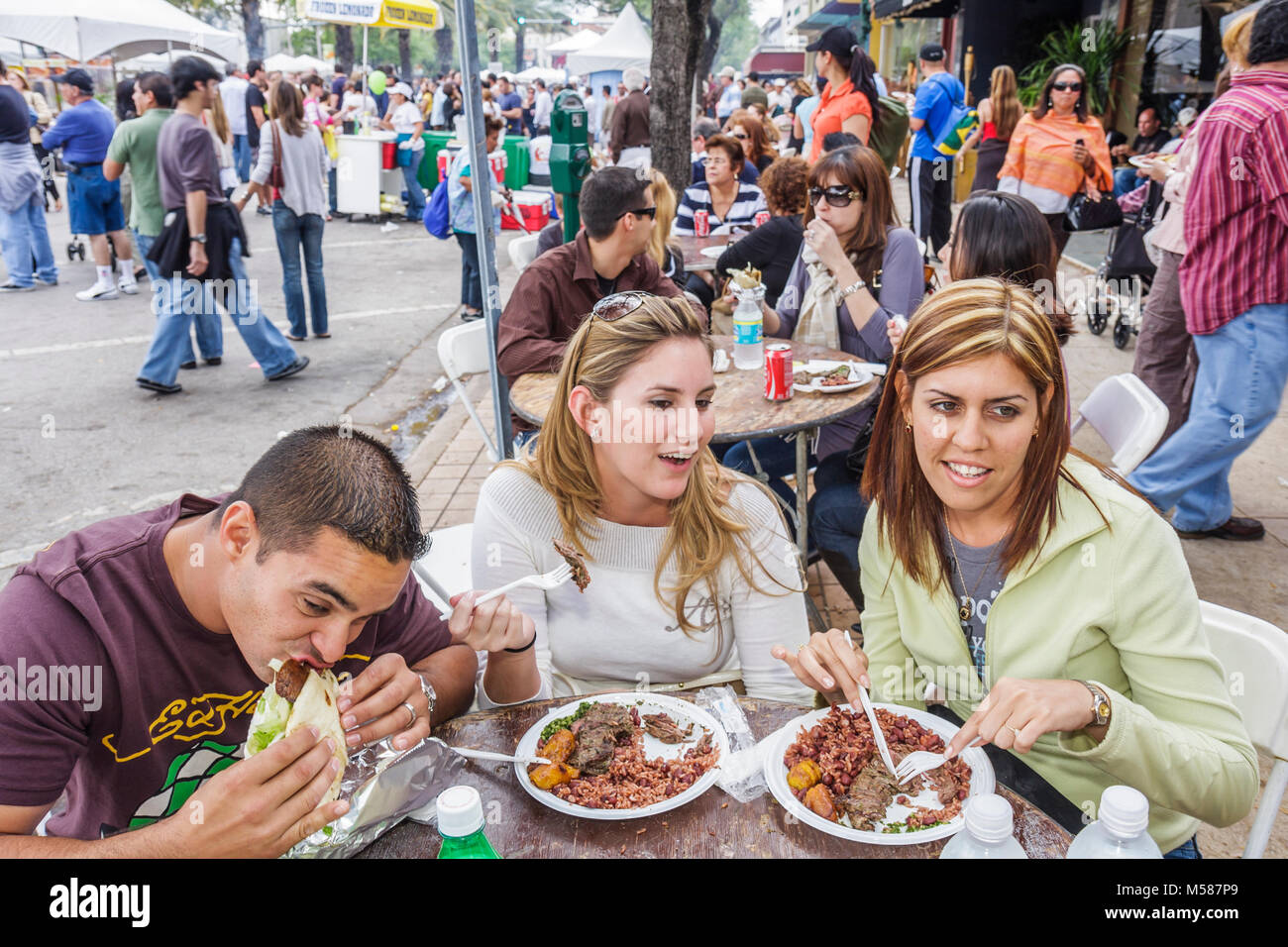 Miami Florida,Coral Gables,Miracle Mile,Coral Way,Carnaval on the Mile ...