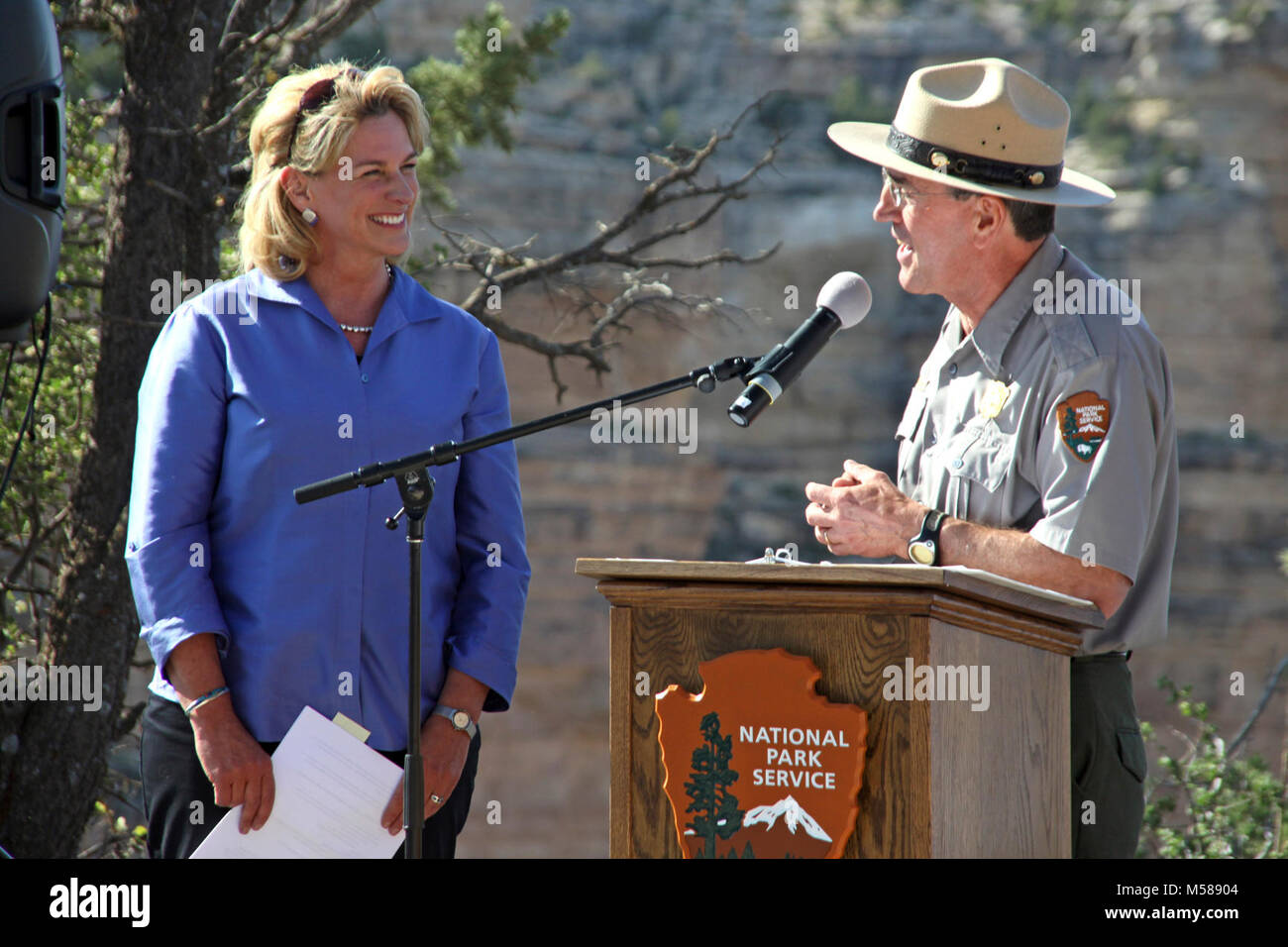 Bright Angel Trailhead Renovation Dedication Susan Schroeder and Dave ...