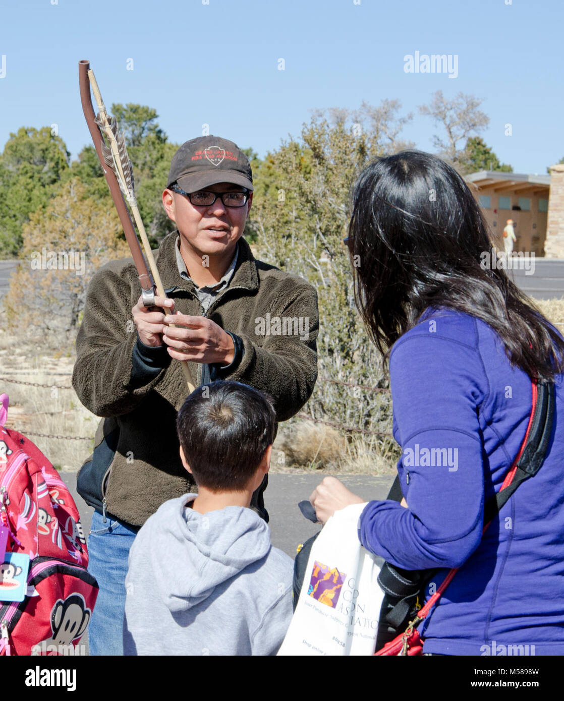 Grand Canyon Archaeology Day Atlatl Throwing . Jason Nez ...