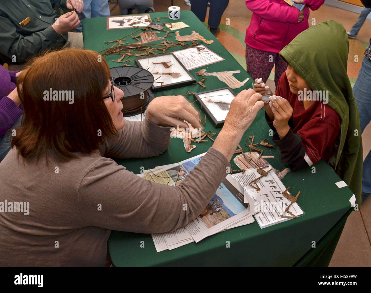 Grand Canyon Archaeology Day Making Figurines . Kids learn how to make ...