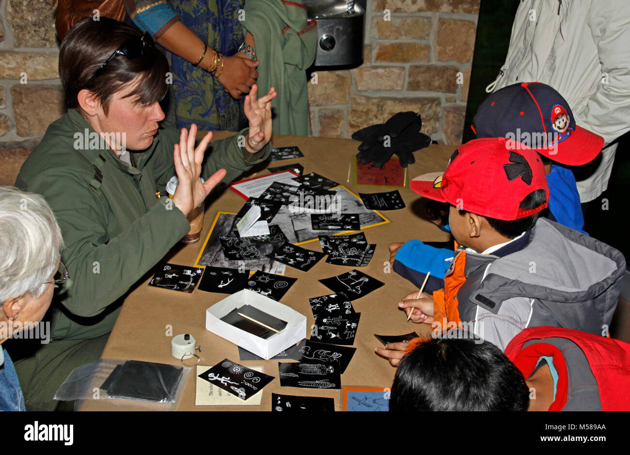 Grand Canyon Archaeology Day Scratching Rock Art . During Grand Canyon ...