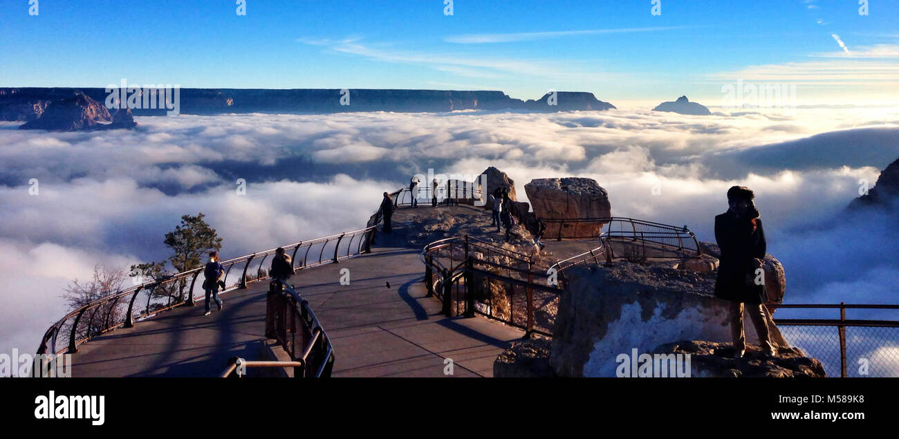 Grand Canyon Inversion Mather Point III. A rare total inversion was ...