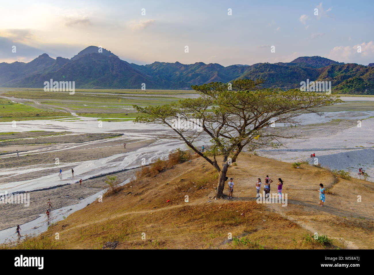Feb 17,2018 People who are out to see the sunset, Capas , Philippines ...