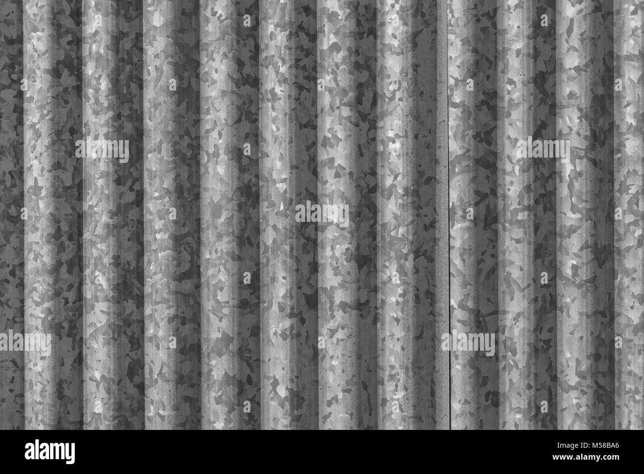 Corregated metal building exterior Stock Photo - Alamy