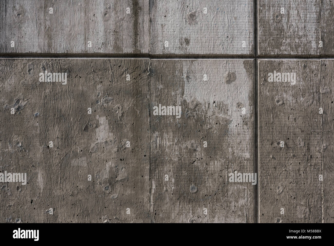 Weathered concrete building exterior Stock Photo - Alamy
