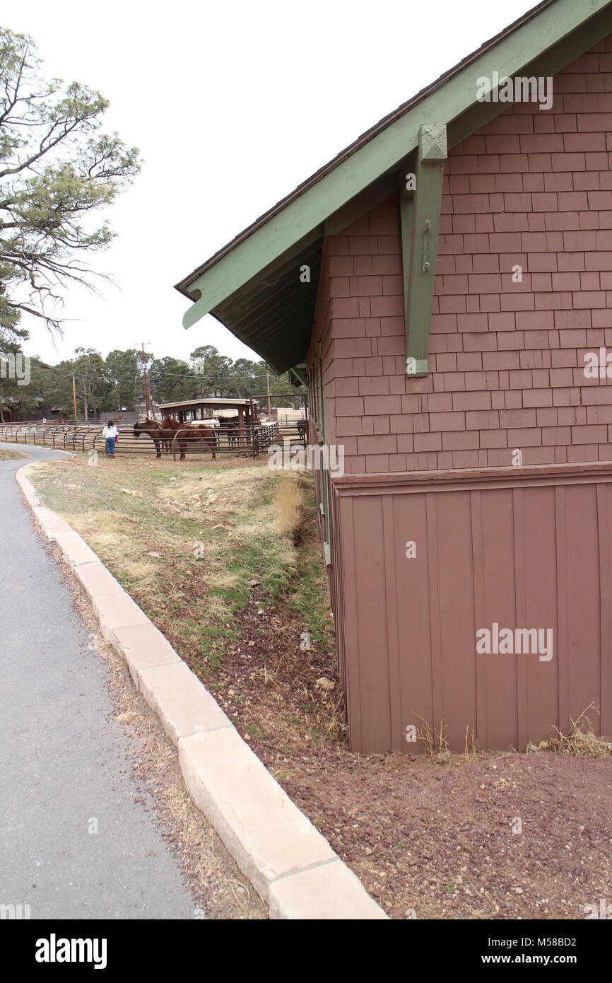 Grand Canyon National Park Livery Building () . The Livery Stable was ...
