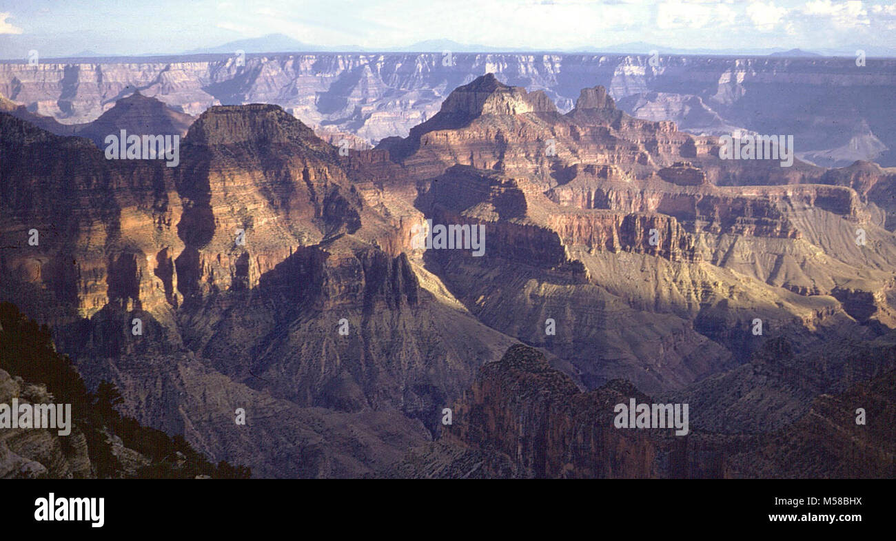 Grand Canyon National Park North Rim Bright Angel Point. Bright Angel ...