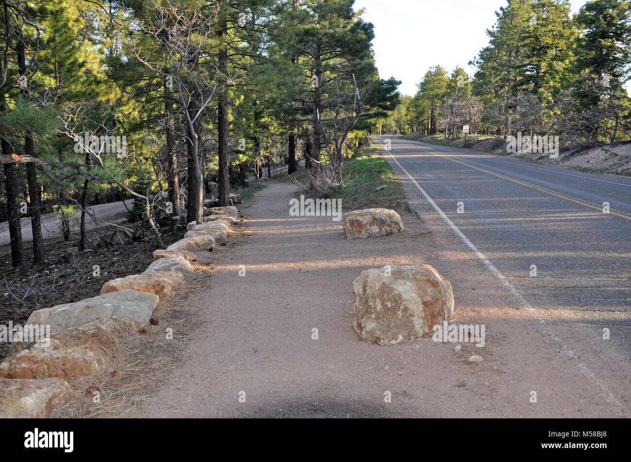 Grand Canyon National Park North Rim Bridle Path . In this photo, the ...