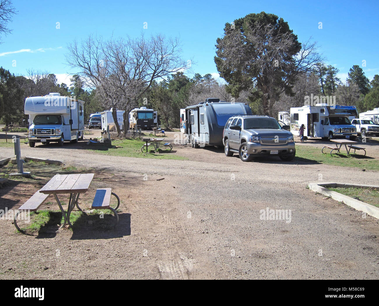 Grand Canyon National Park Trailer Village (South Rim) . Trailer ...
