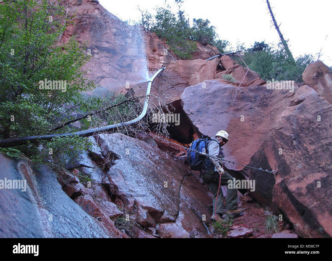 Grand Canyon National Park Trans Canyon Pipeline TCP . Park personnel ...