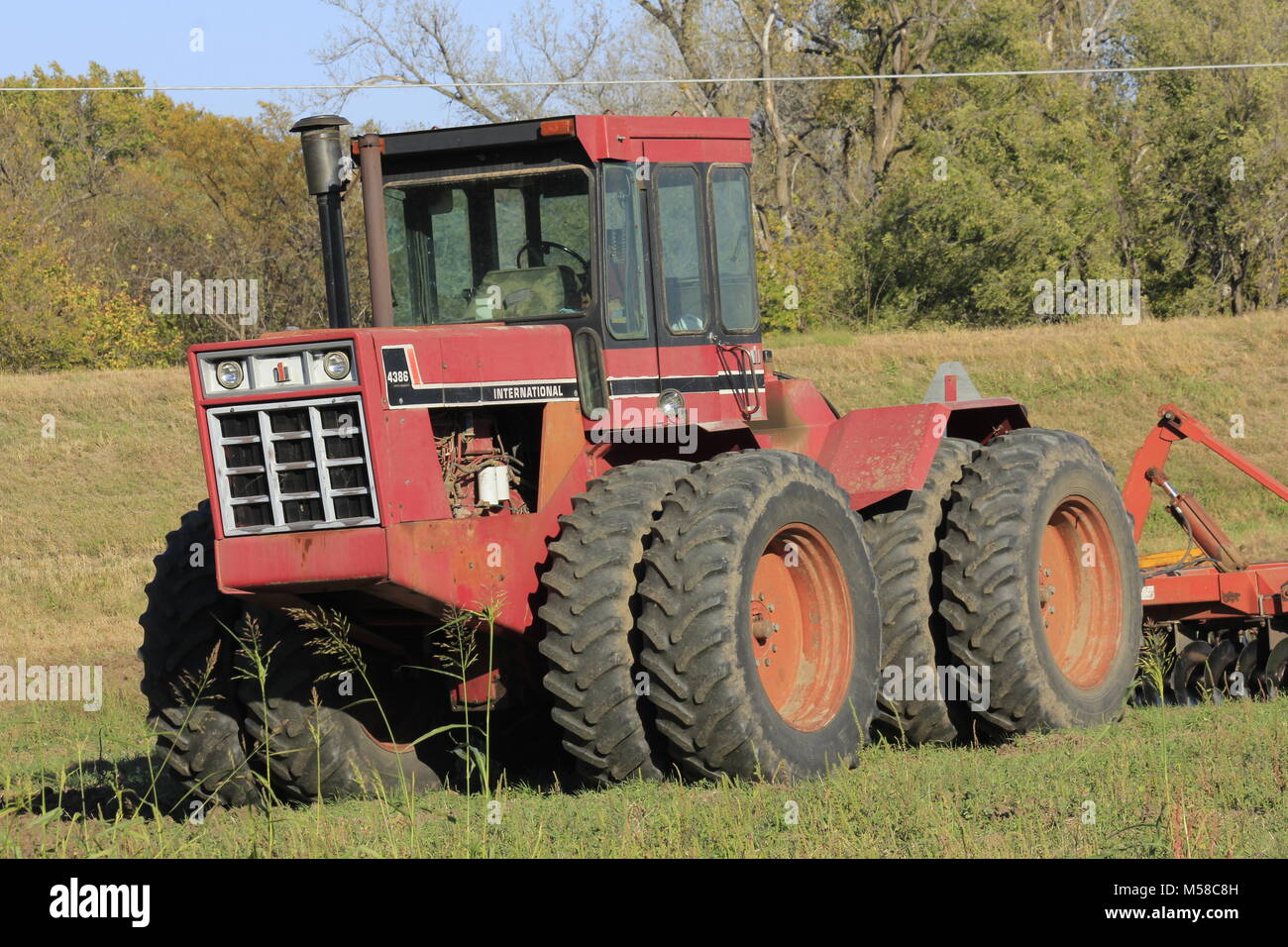 International Tractor In Field