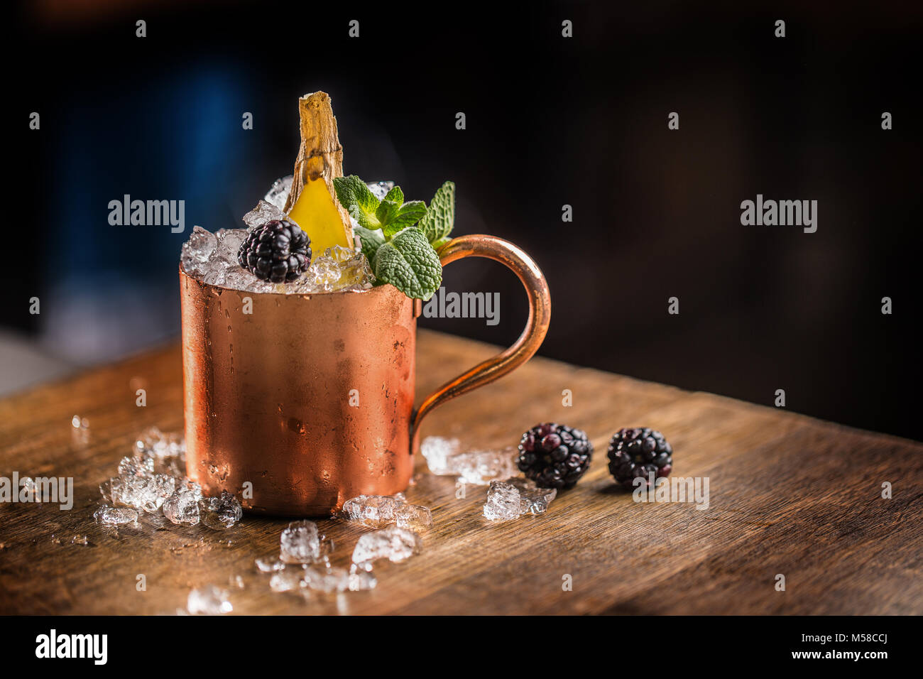 Moscow mule alcoholic drink. Moscow mule cocktail alcoholic drink on ...