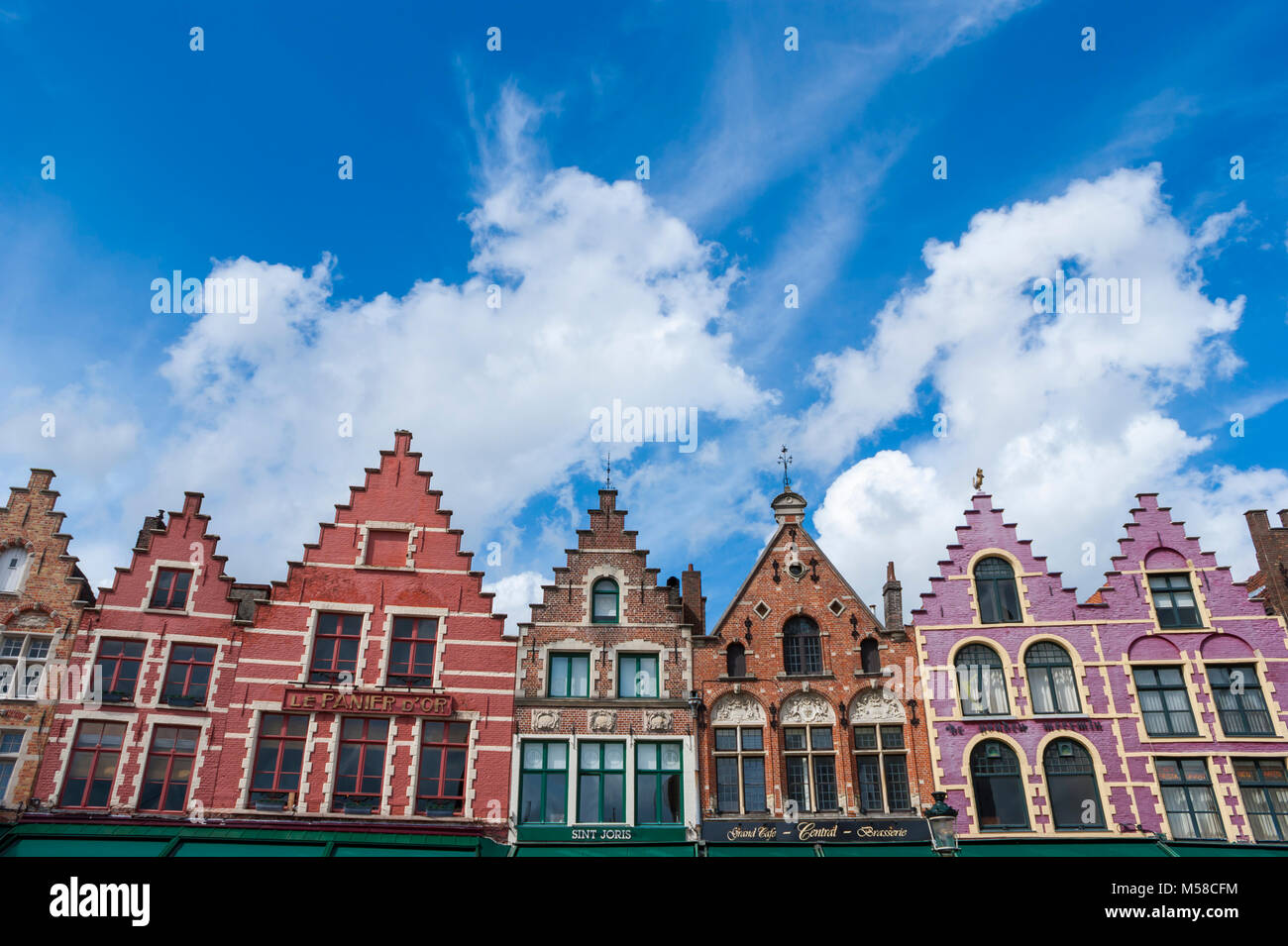 Row medieval house facades old hi-res stock photography and images - Alamy