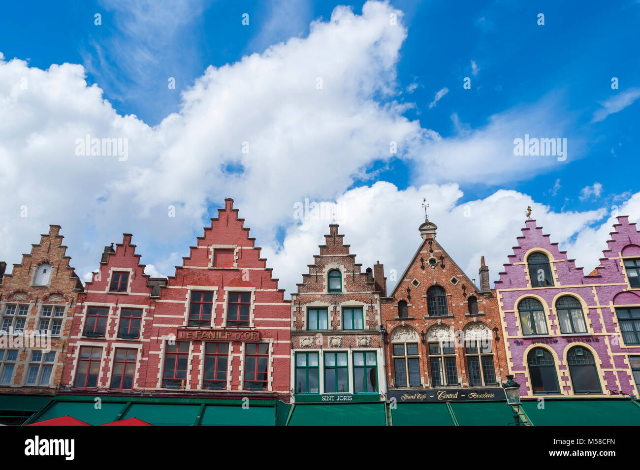 Row medieval house facades old hi-res stock photography and images - Alamy