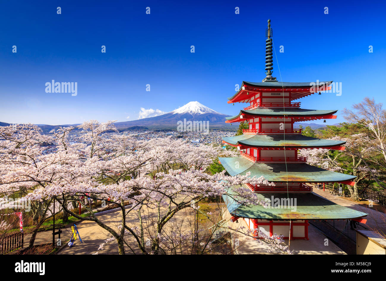 Fujiyoshida yamanashi japan april hi-res stock photography and images ...