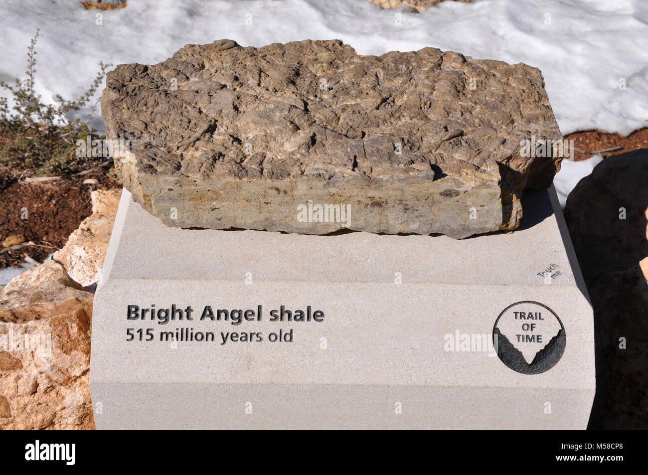 Grand Canyon Trail of Time Bright Angel shale . The Trail of Time is an ...