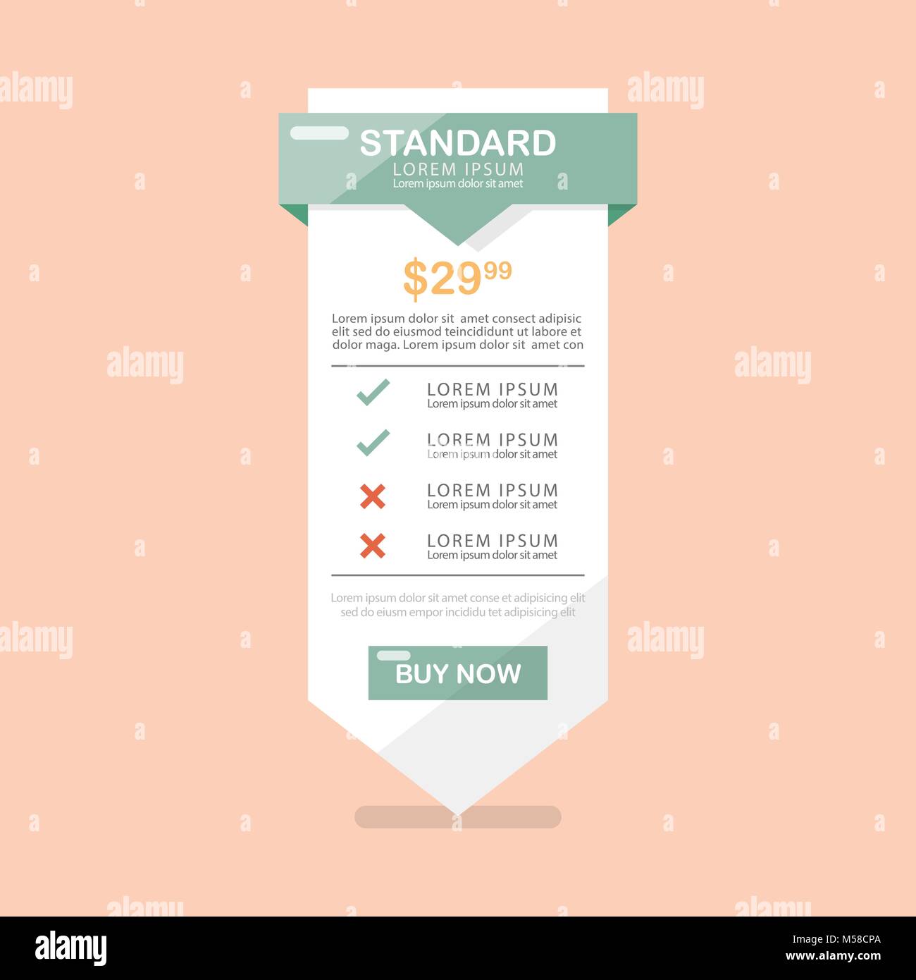 Commercial banner interface. Vector illustration Stock Vector Image ...