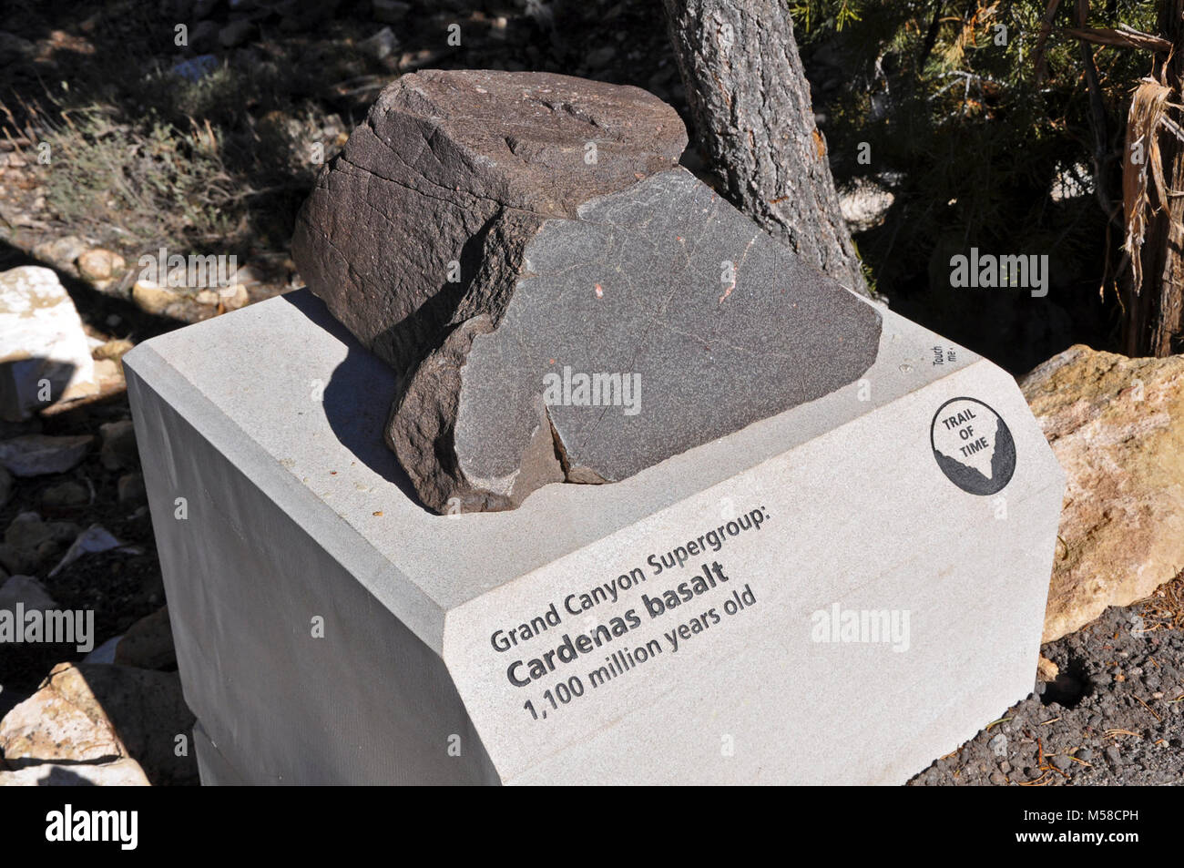 Grand Canyon Trail of Time Cardenas basalt . The Trail of Time is an ...