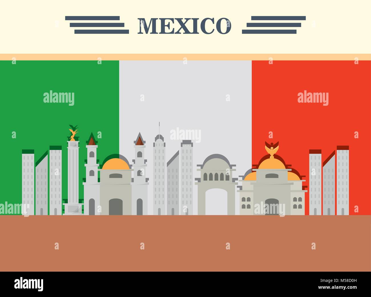 Cdmx mexico Stock Vector Images - Alamy