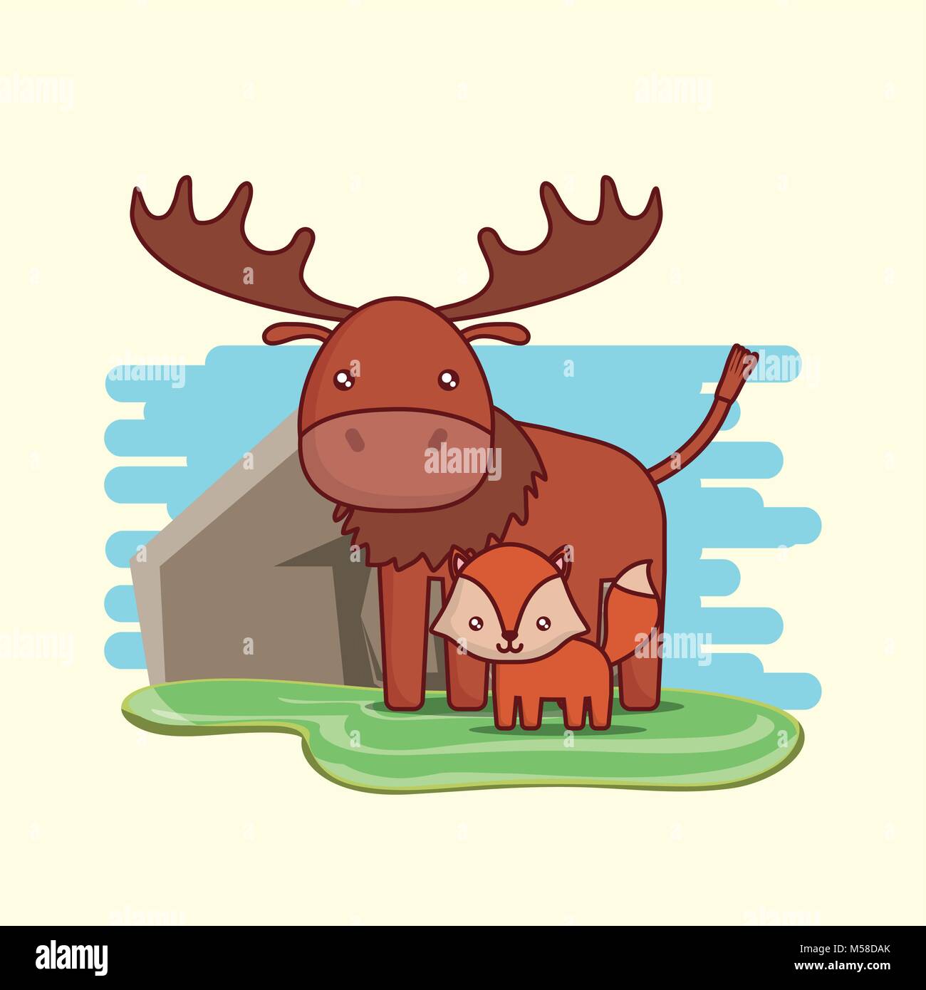 cute animals design Stock Vector Image & Art - Alamy