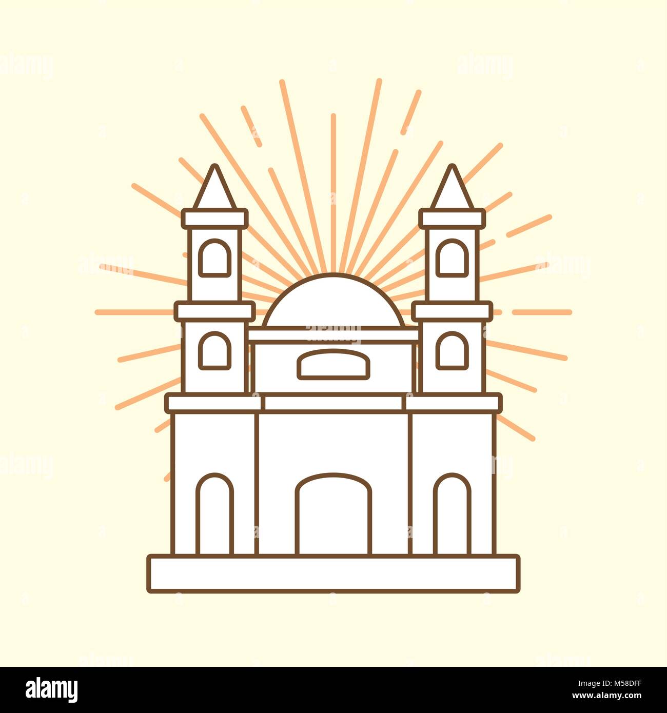 Mexico city fine arts building Stock Vector Images - Alamy
