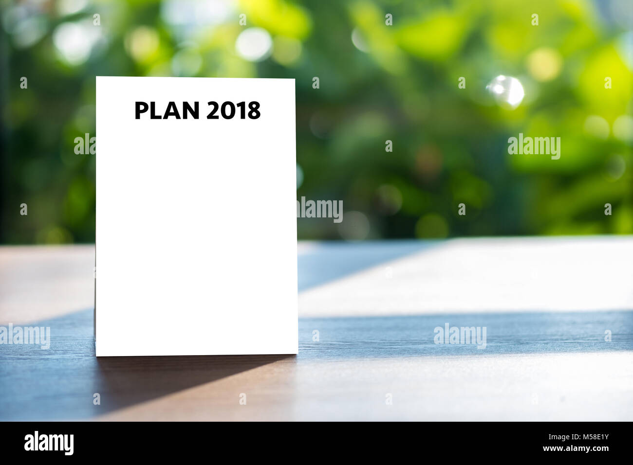 Plan 2018 Notebook business team meeting with an Plan 2018 Stock Photo ...