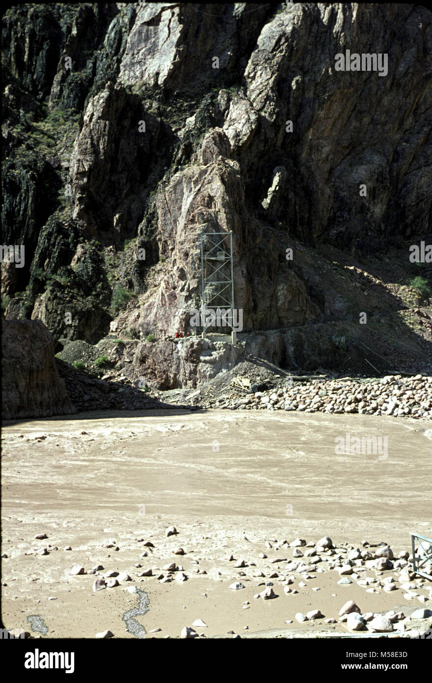 Trans canyon Pipeline (Historic) Silver Bridge Construction. Erected ...