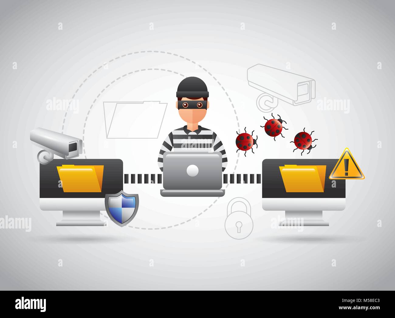 Criminal exploit Stock Vector Images - Alamy