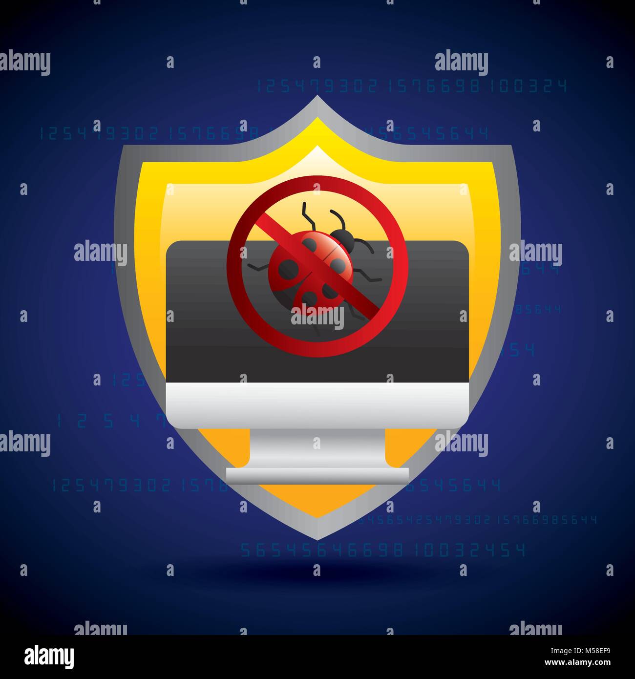 shield protection computer virus security Stock Vector Image & Art - Alamy