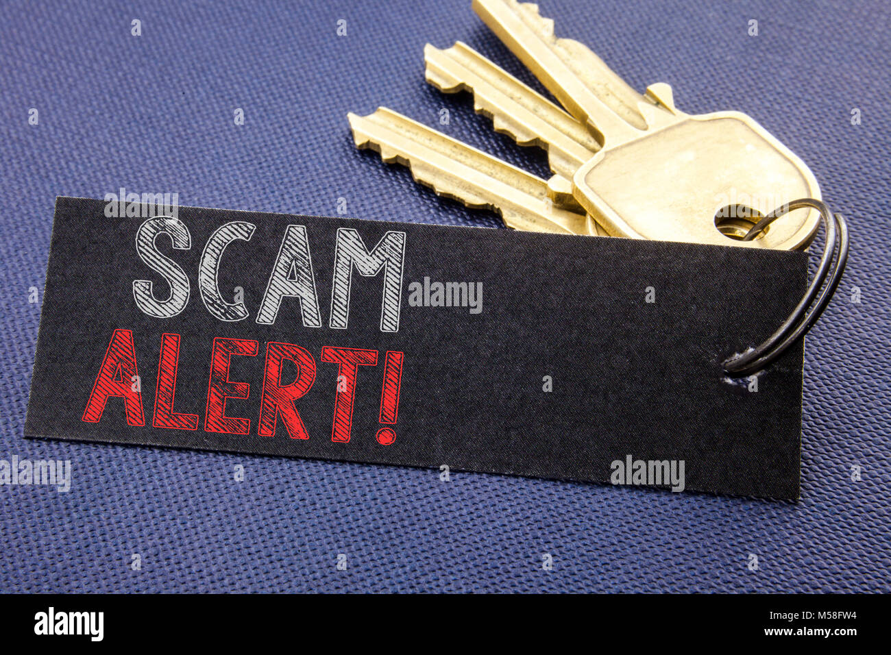 Handwritten text showing Scam Alert. Business concept writing for Fraud ...