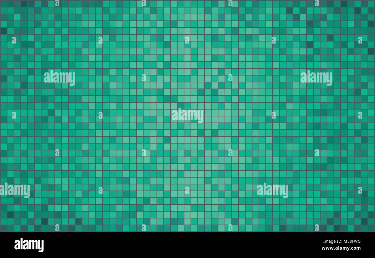 Turquoise abstract mosaic background - Illustration, Mosaic grunge ...
