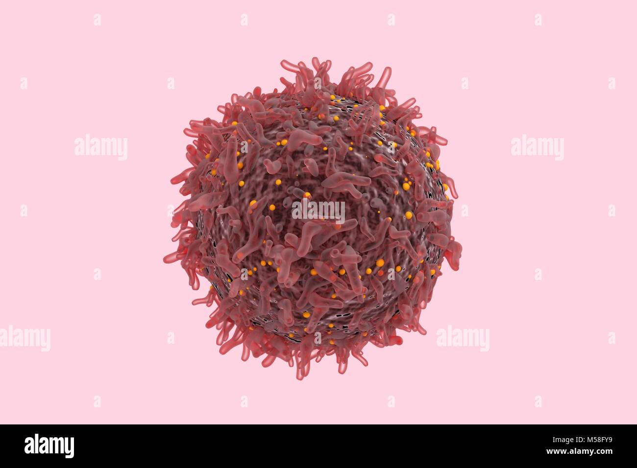 Cancer Cell Lymphoma Immunotherapy 3D Stock Photo - Alamy
