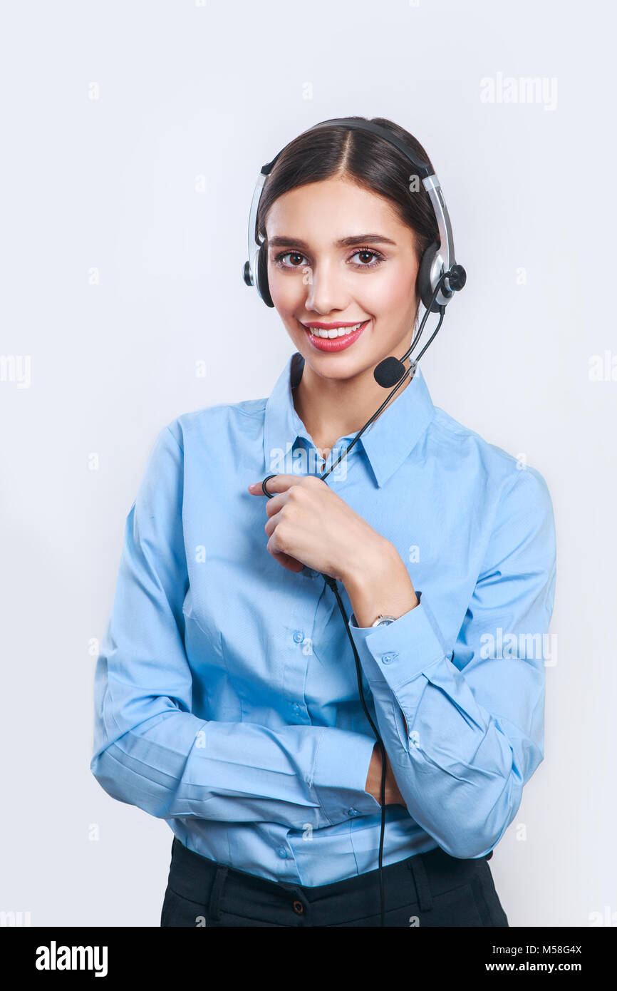 Callcenter operator hi-res stock photography and images - Alamy