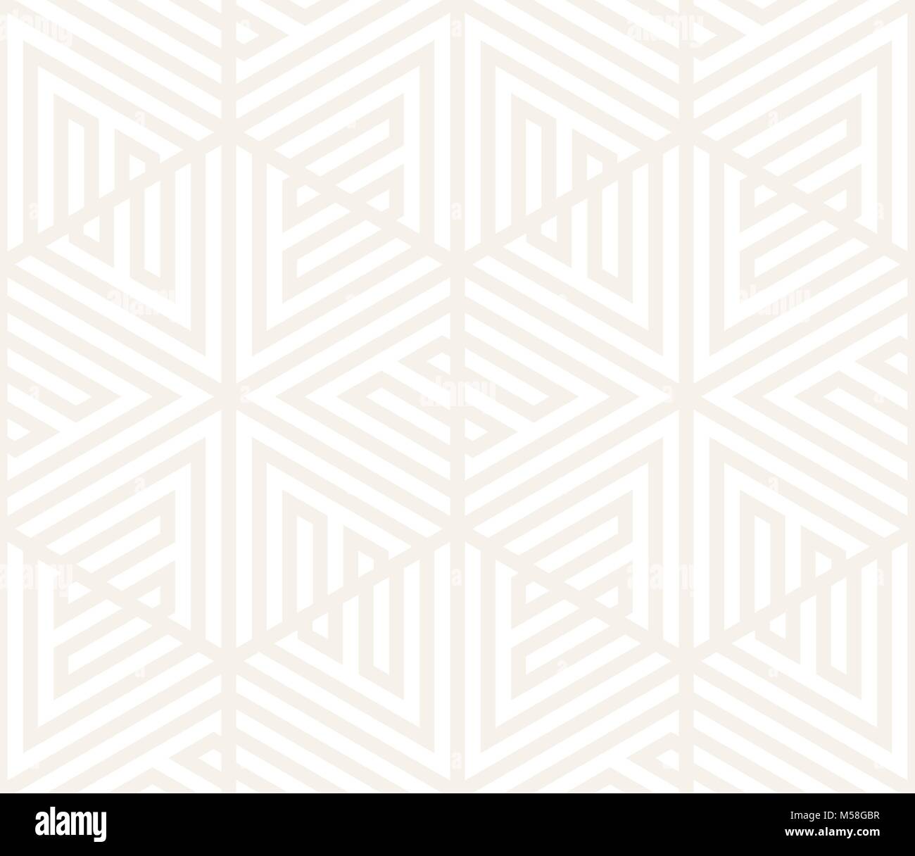 Vector Seamless Subtle Pattern Modern Stylish Texture Repeating Geometric Tiles Stock Vector