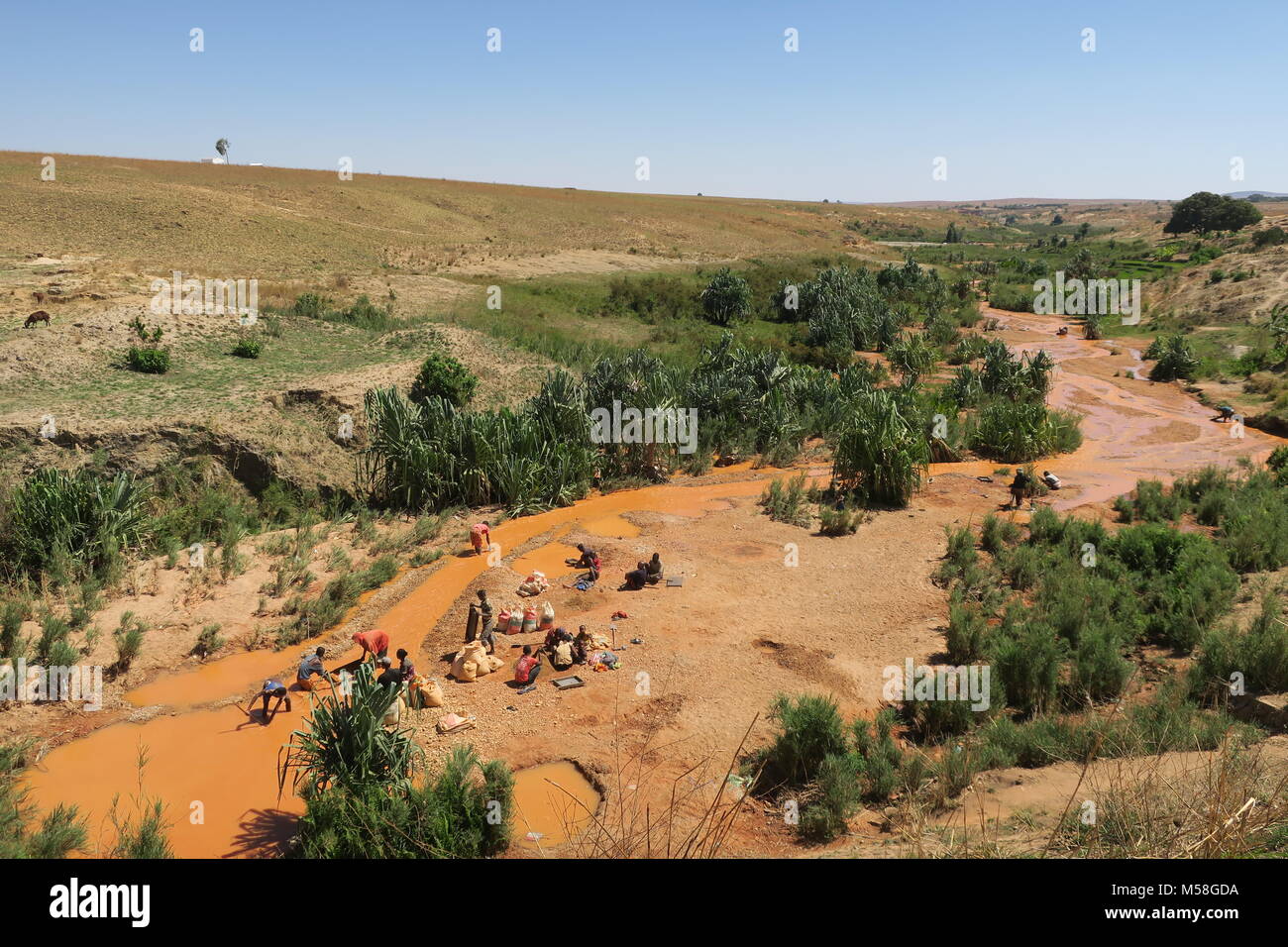 Sapphire seekers, Ilakaka, Madagascar Stock Photo - Alamy