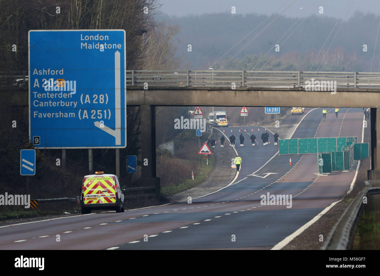 M20 junction 9 hi-res stock photography and images - Alamy