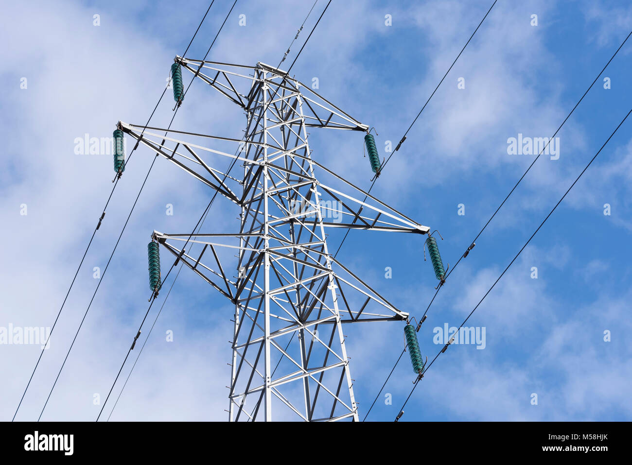 Pylon with sky hi-res stock photography and images - Alamy