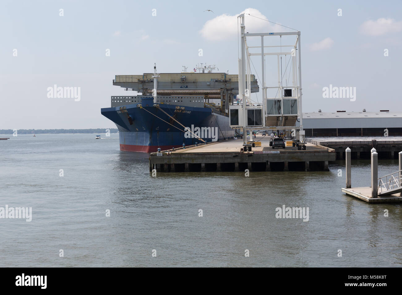 Port of Charleston South Carolina USA Stock Photo - Alamy