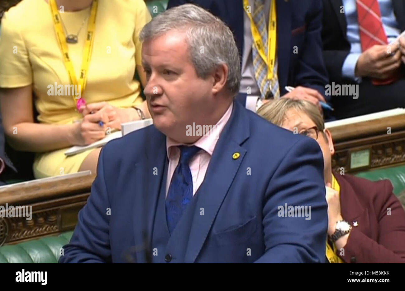 SNP Westminster leader Ian Blackford speaks during Prime Minister's ...