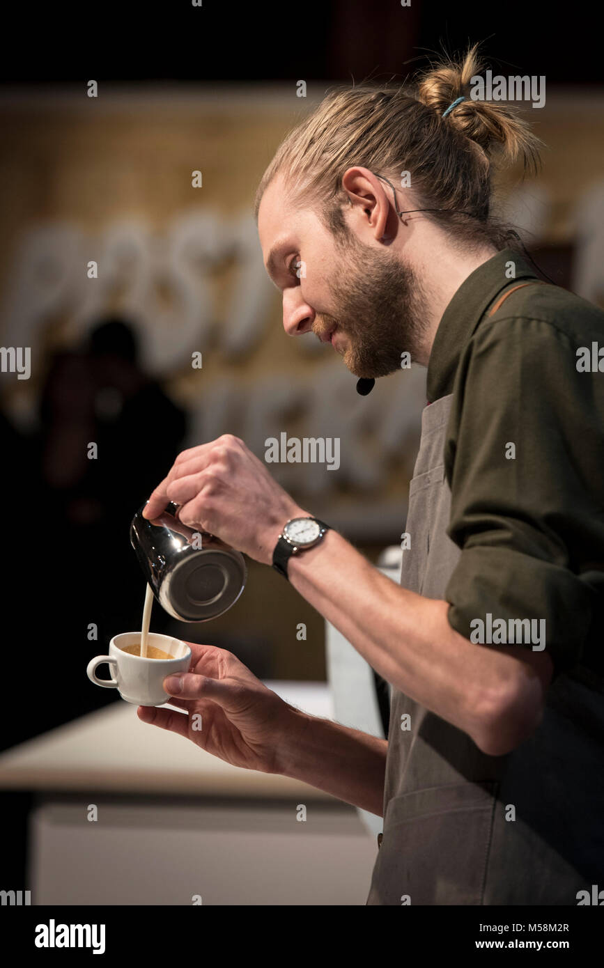 The Netherlands. Dutch Championship Barista Stock Photo - Alamy