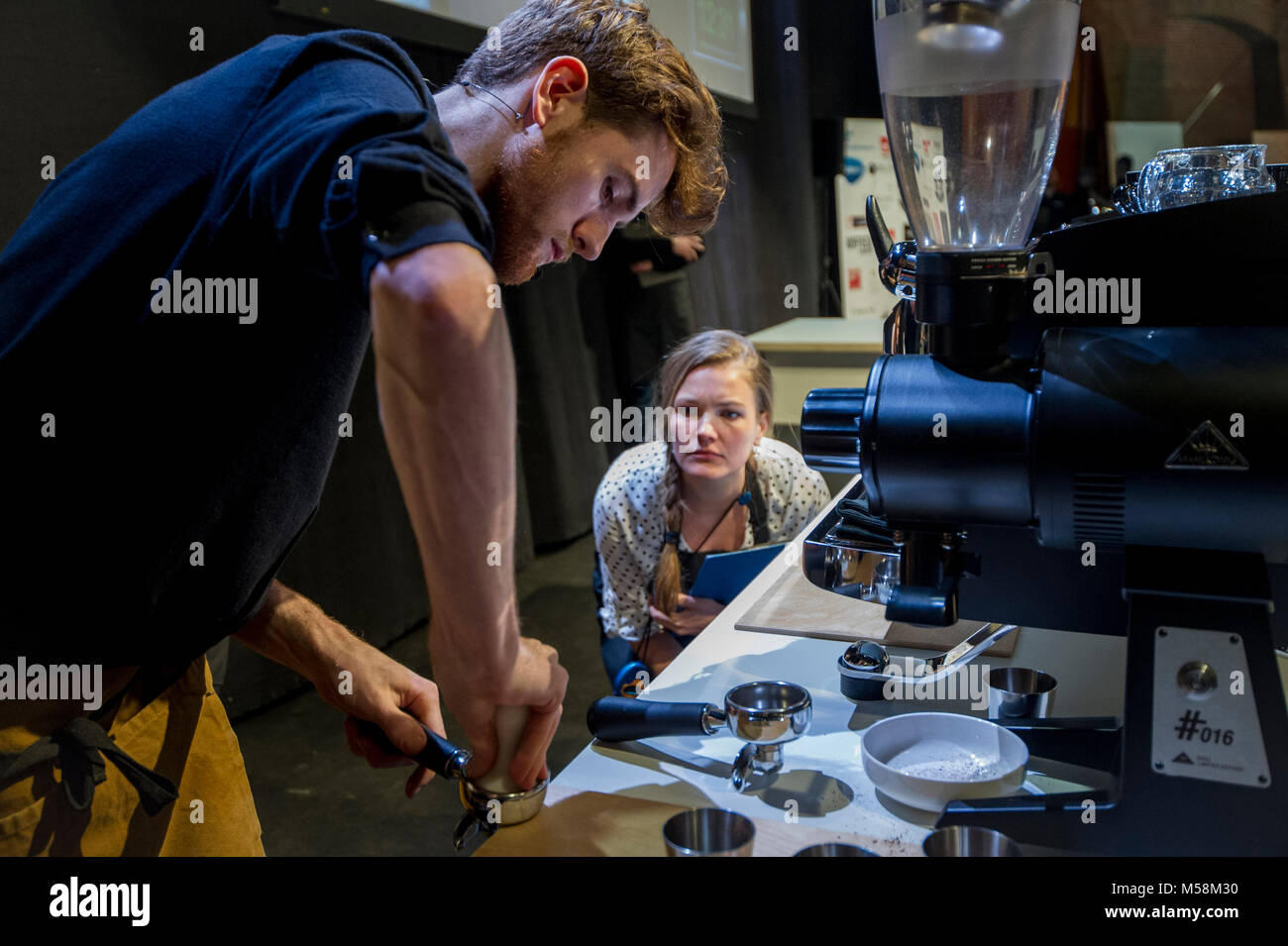 The Netherlands. Dutch Championship Barista Stock Photo - Alamy