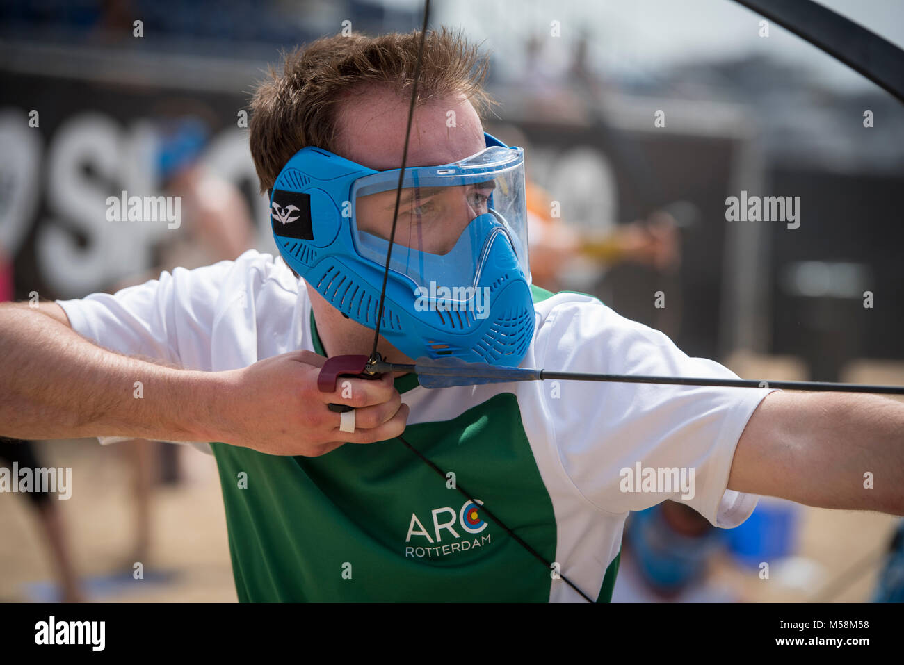 Scheveningen. 28-05-2017. Dutch Championship Archery Attack Stock Photo ...