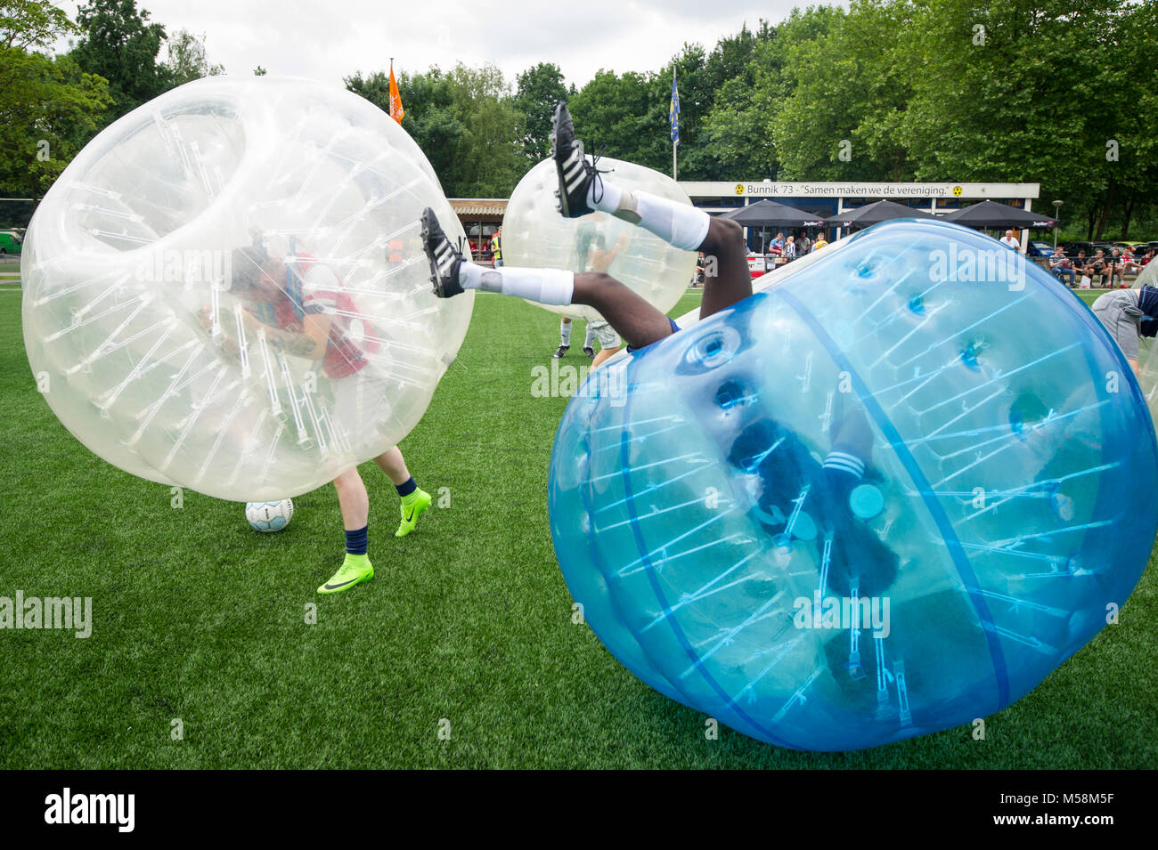 The Netherlands. Bunnik. 17-06-2017. Dutch Championship Bubble bump ...