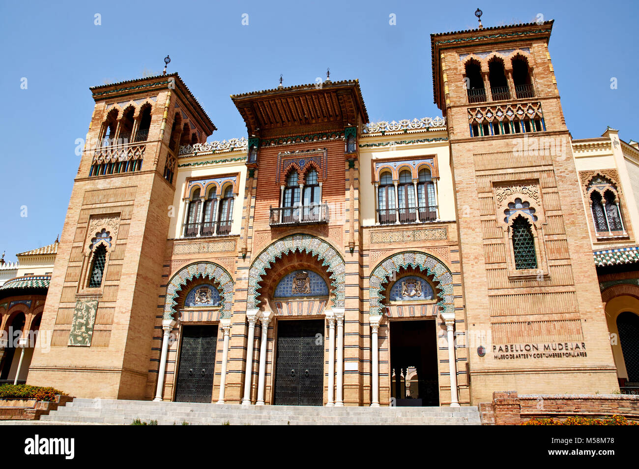 Historic buildings and monuments of Seville, Spain. Architectural ...