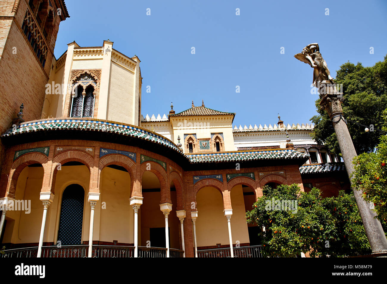 Historic buildings and monuments of Seville, Spain. Architectural ...