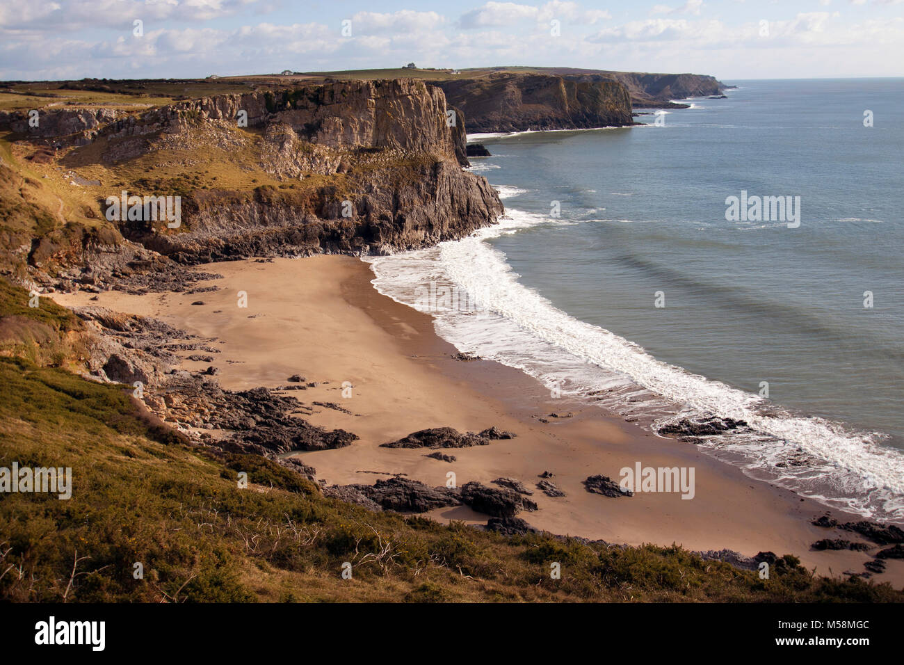 Gower peninsular beach hi-res stock photography and images - Alamy