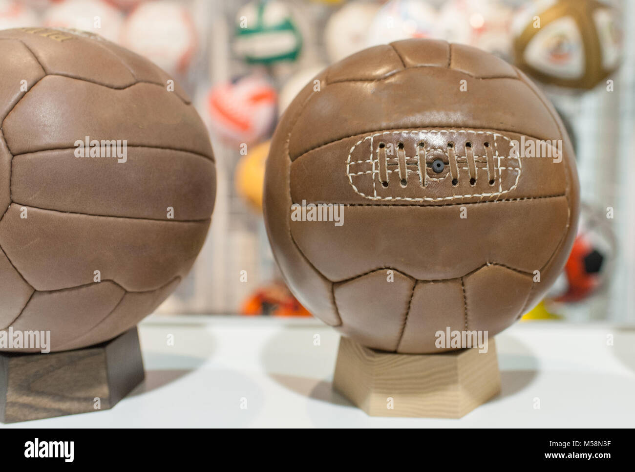 Retro football boots hi-res stock photography and images - Alamy