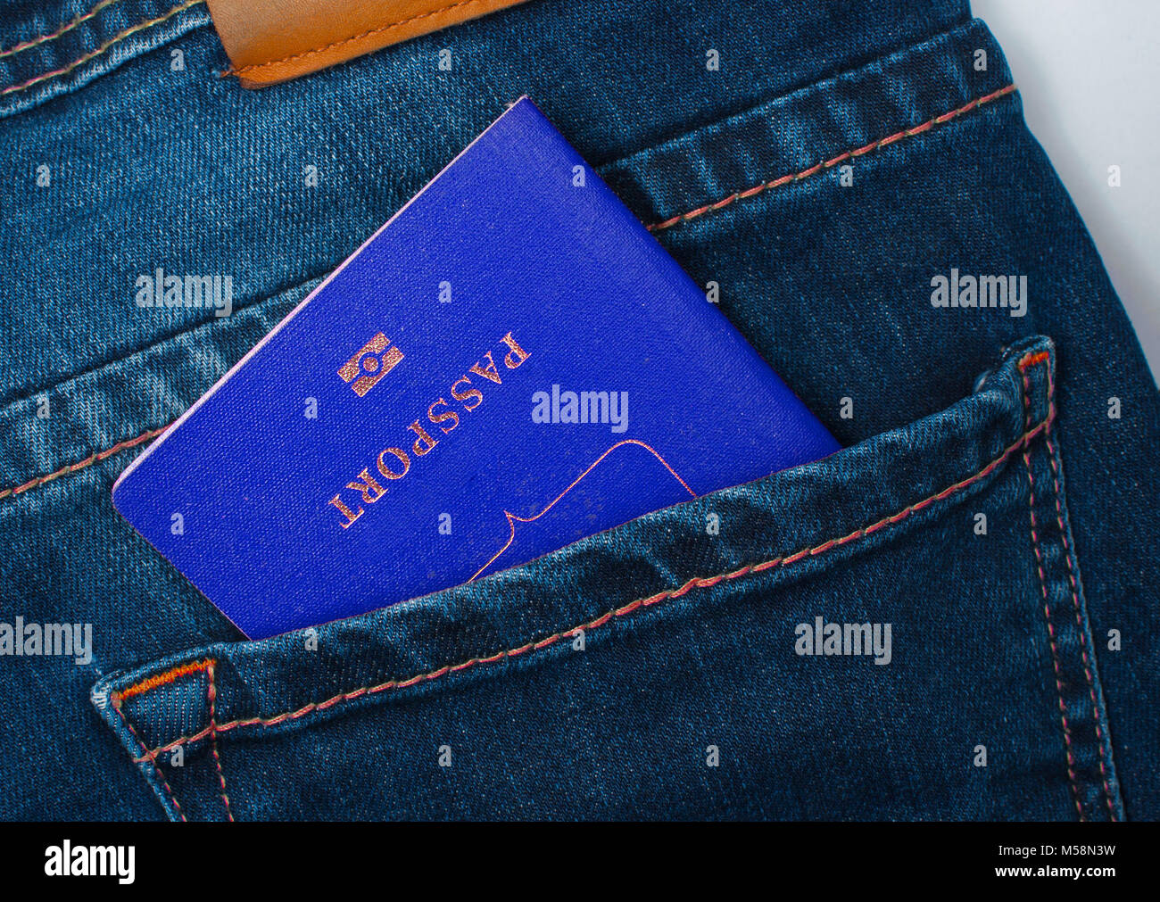 Passport back hi-res stock photography and images - Alamy