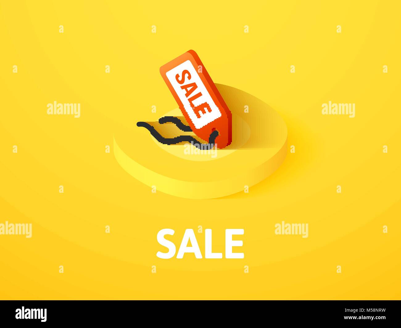 Red sale tag on Stock Vector Images - Alamy